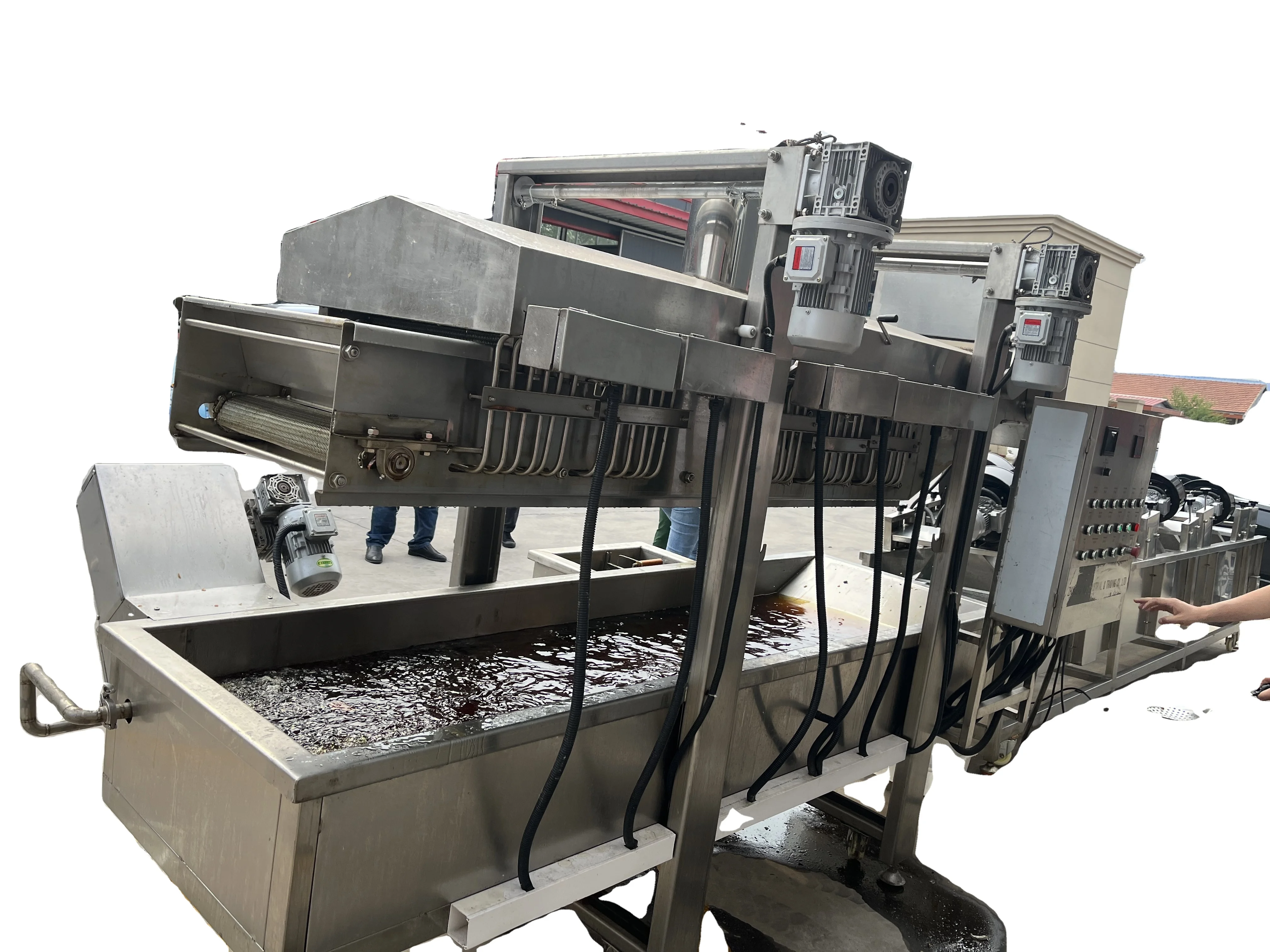 Hot Sale Brosted Chicken Fryed Machine Chicken Battering And Frying ...