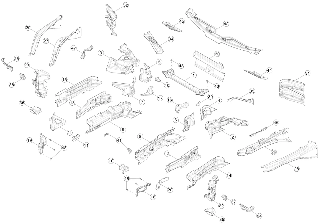Factory Wholesale Original Right Fender Support Bracket Mount For Tesla ...