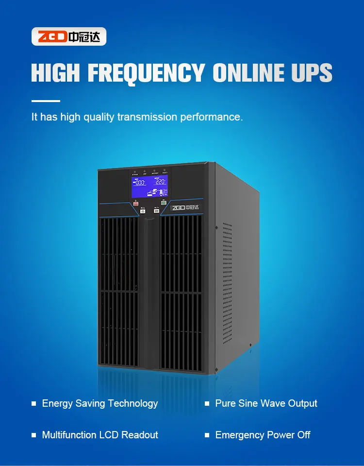 High Frequency Online UPS 3KVA - Reliable Power Supply