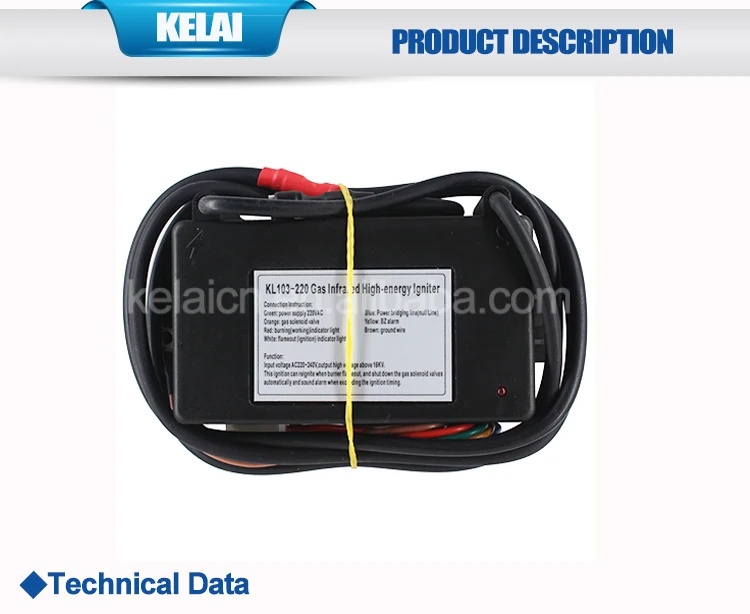 Full Set 220VAC Electric Pulse Sparker Igniter KL103-220 for Gas Stove ...