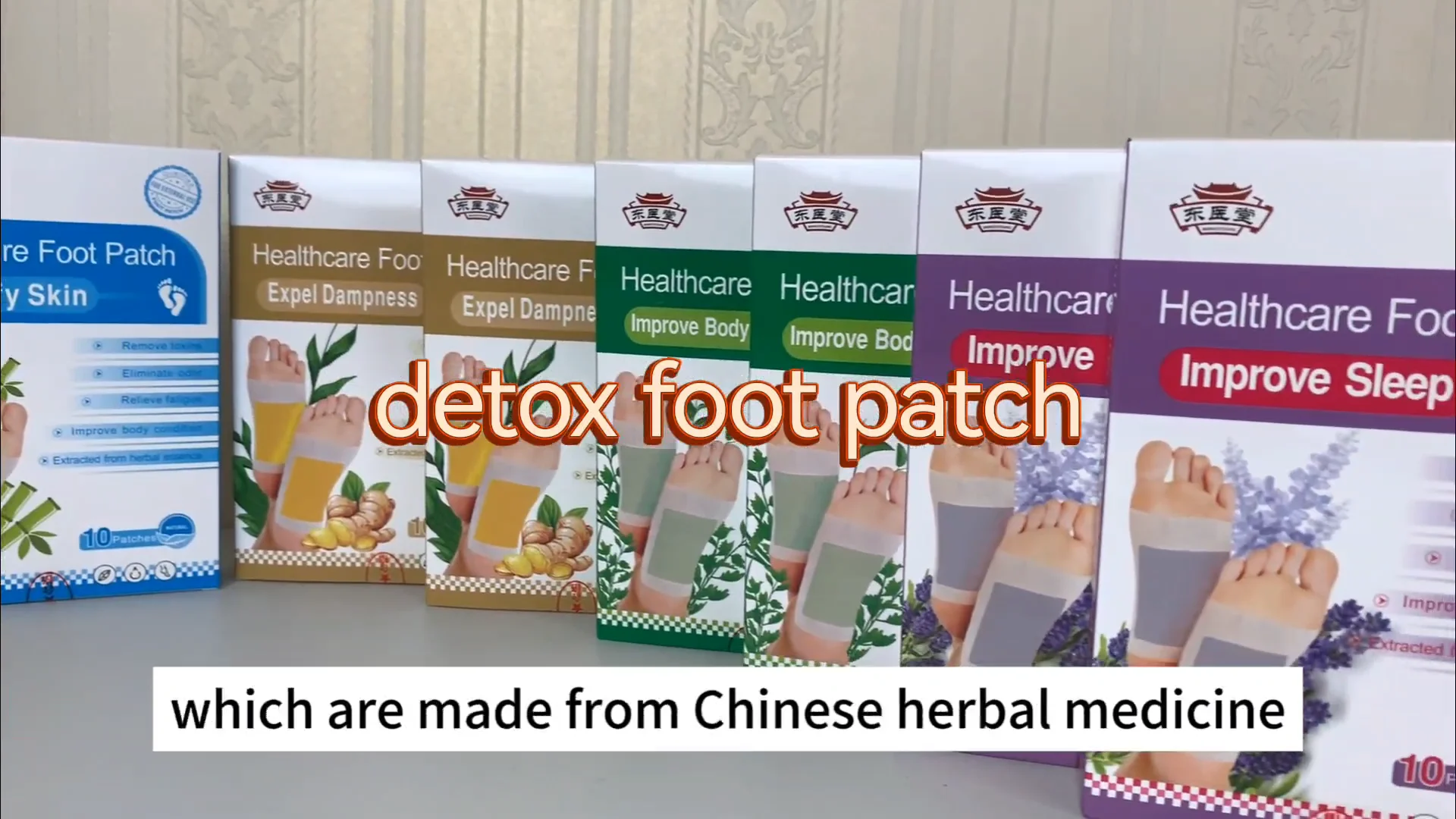 Natural Chinese Herbal Medicine Deep Clean Detox Foot Care Patch ...