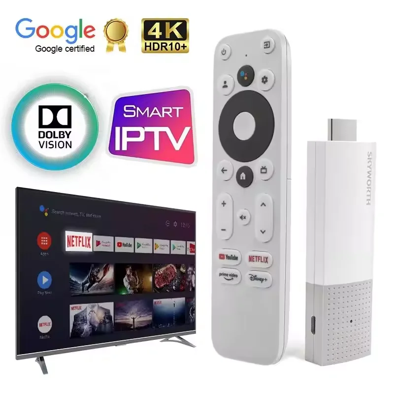 Megaott Streamer Android M3u Tv Stick H313 Hd 4k Dual Wifi Ip Media ...