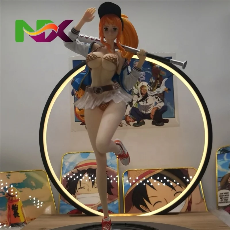 One Pieced Anime Figure Thief Cat Nami Figurine Pvc Statue Model Dolls ...