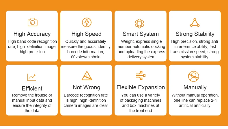 GURKI Cross Belt Sorting System with DWS - 3500pcs/h
