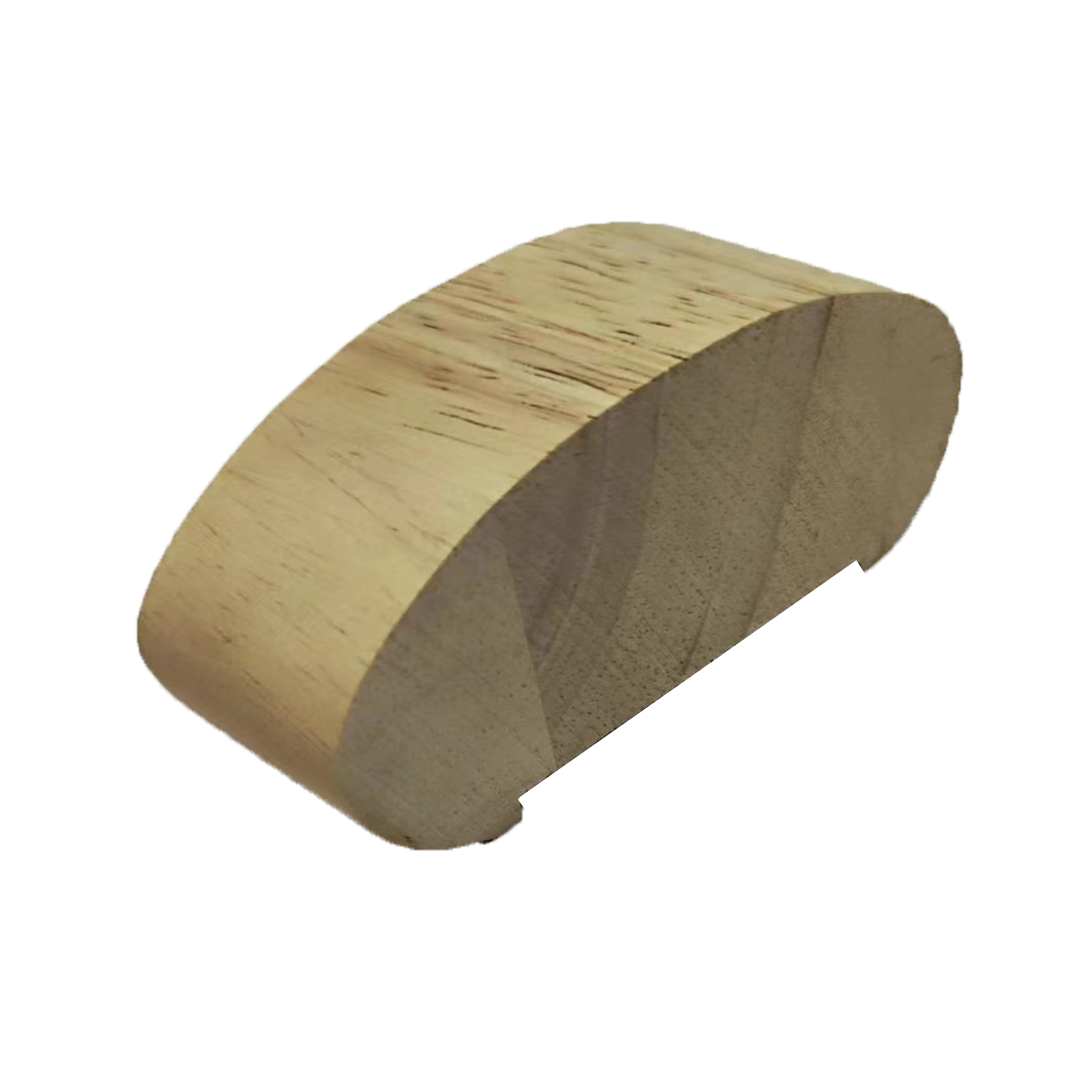 Customized Hardwood Oval Slotted Solid Wood Staircase Handrail - Buy ...