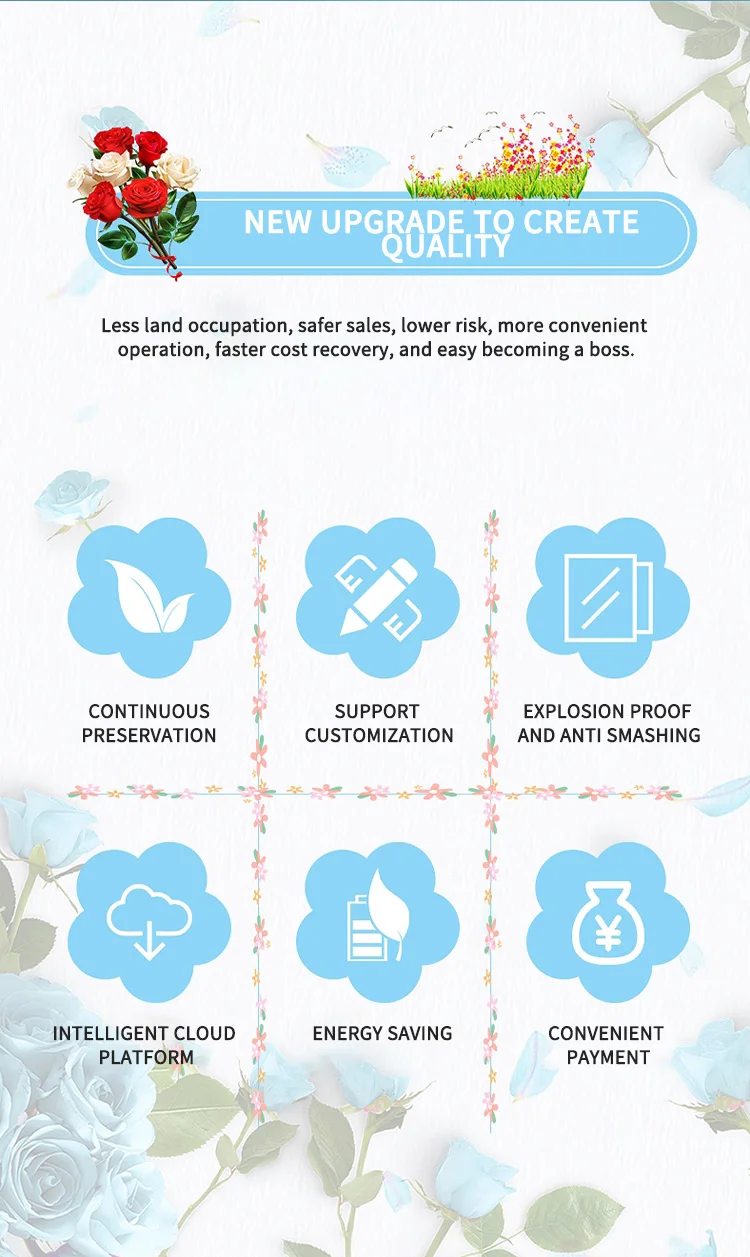 Automatic Flower Vending Machine - 10-Lattice Gifts