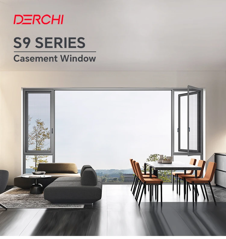 DERCHI NFRC AS2047 Hurricane Proof Windows - Durable & Efficient