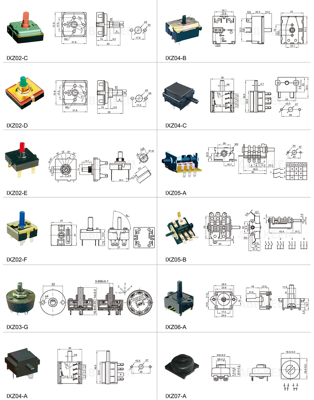 2position Black Pull Switch 250v 16a 1p1t Electric Fan Rotary Switch On ...