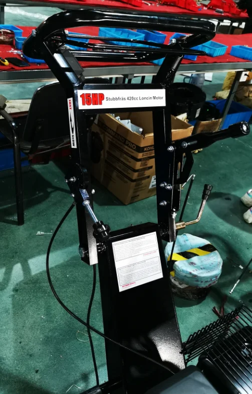 Forestry Garden Use Mini Petrol Loncin Engine Stump Grinder