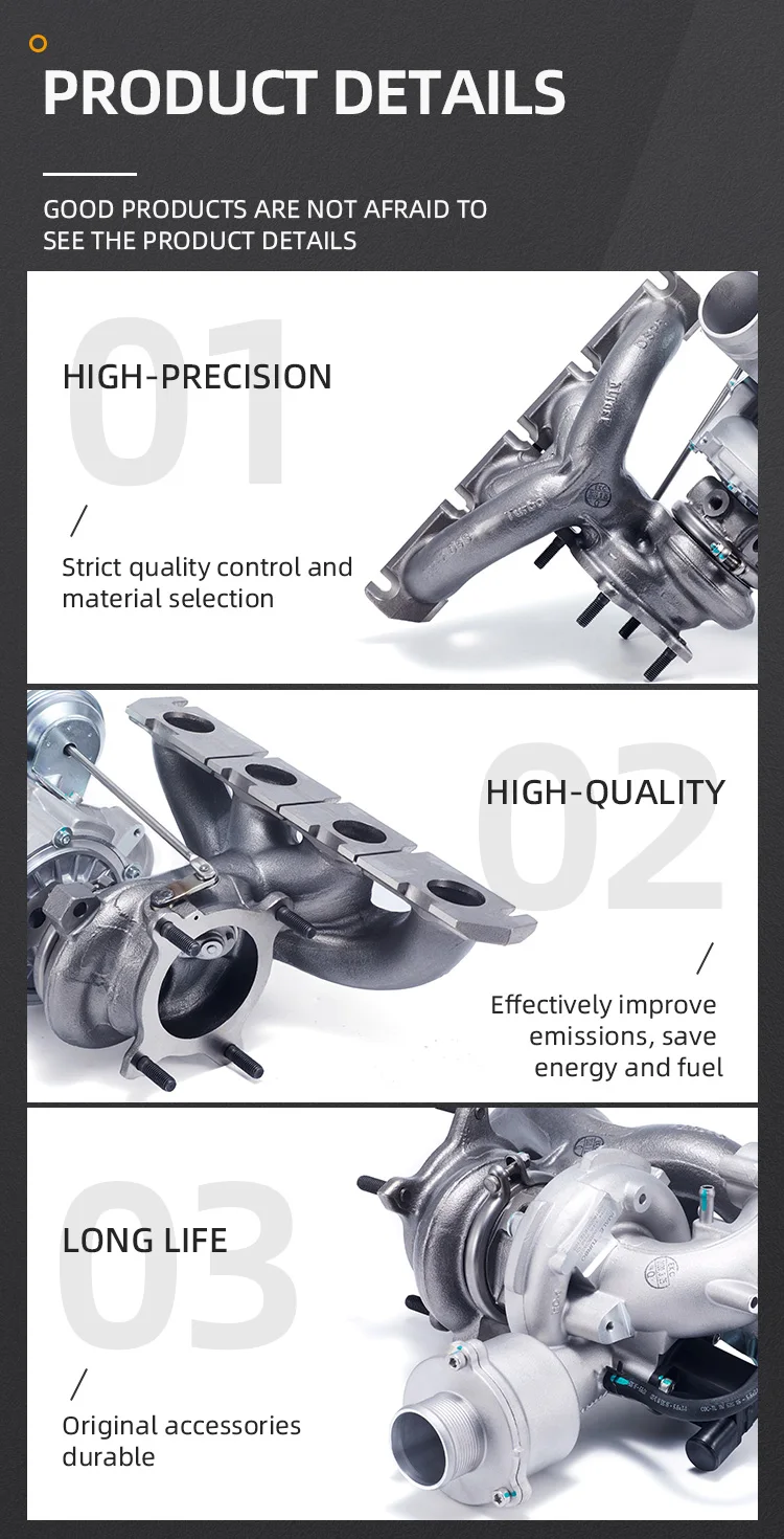 High Quality Turbo 06H145702Q 06H145702T 06H145702S 06H145704K ...