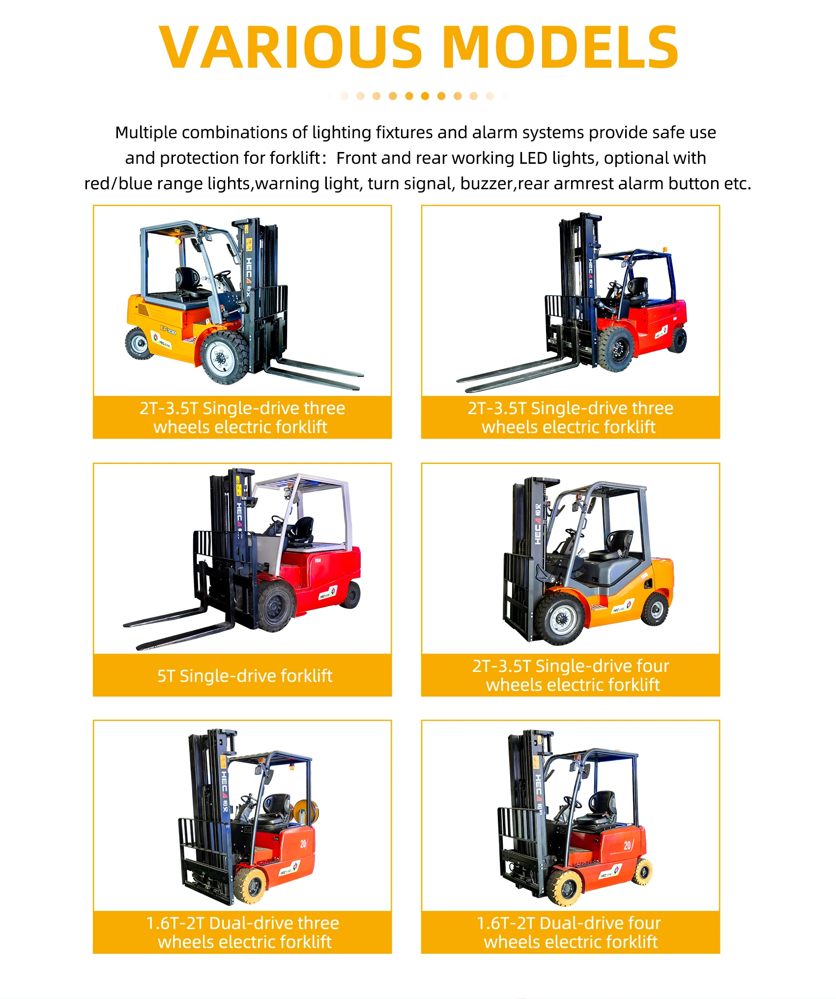 Mini Electric Forklift with 2.0t Telescopic Road 2000kgs Lifter Battery-Powered Crane ...