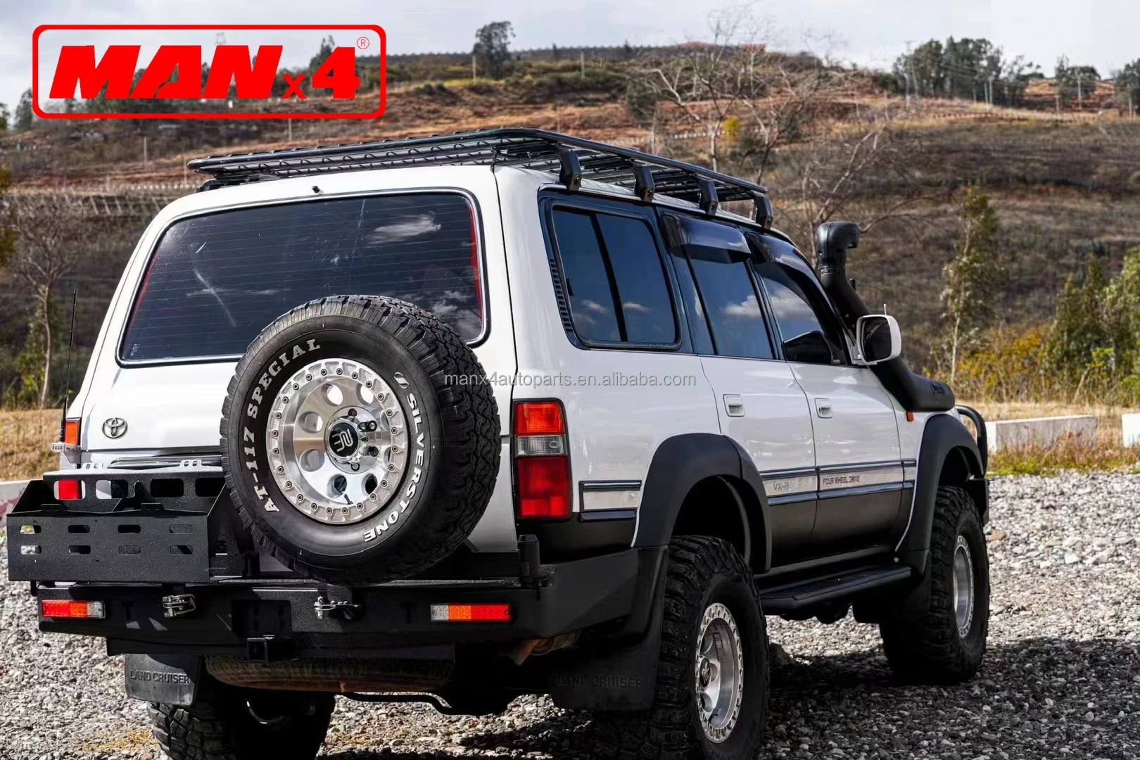 Manx4 Top-level 4x4 Rear Bumper For Toyota Landcruiser Lc80 - Buy Rear ...