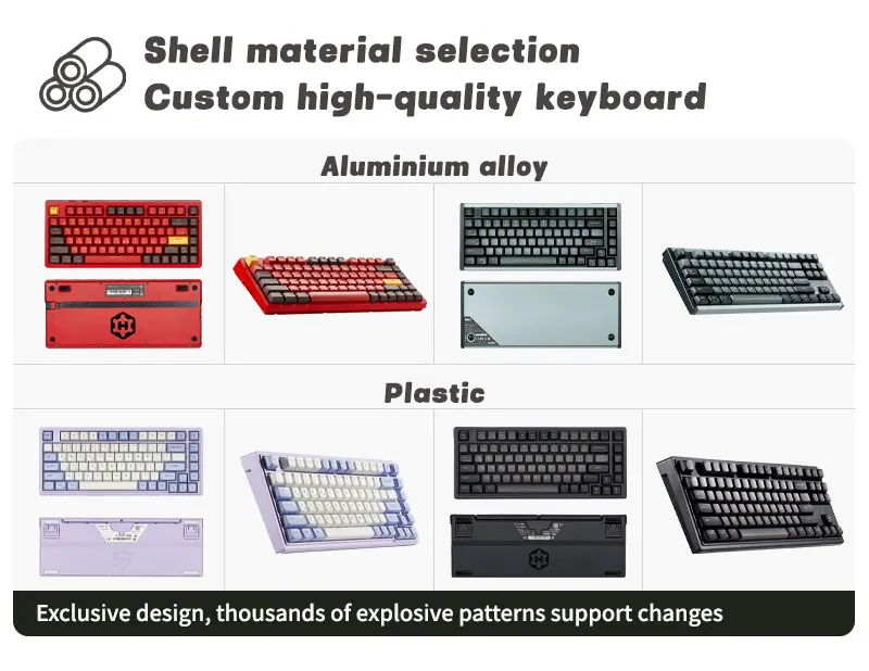 Top Seller Rgb 87 Keys Colorblock Keycaps Wired Gaming Keyboard Hot ...