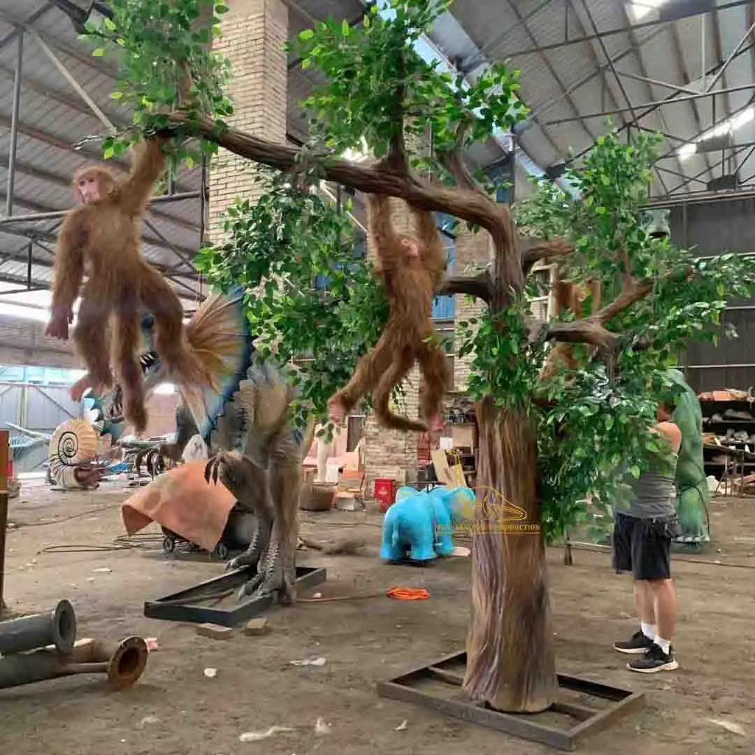 Animatronic Animals Realistic Animatronic Monkey 3d Realistic Animals ...