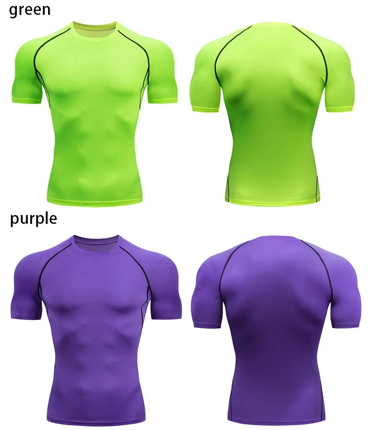 Men's Quick Dry under Base Layer Compression Sports Tops