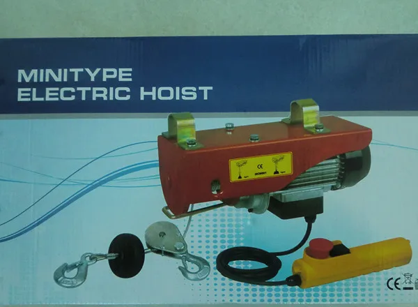Construction Lift 200kg 300kg 500kg Micro Pa Electric Motor Wire Rope ...