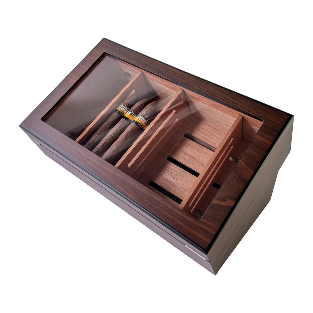 Wooden Cigar Humidor Cedar Wood 100 Cigars Accessories Cigar Cases ...