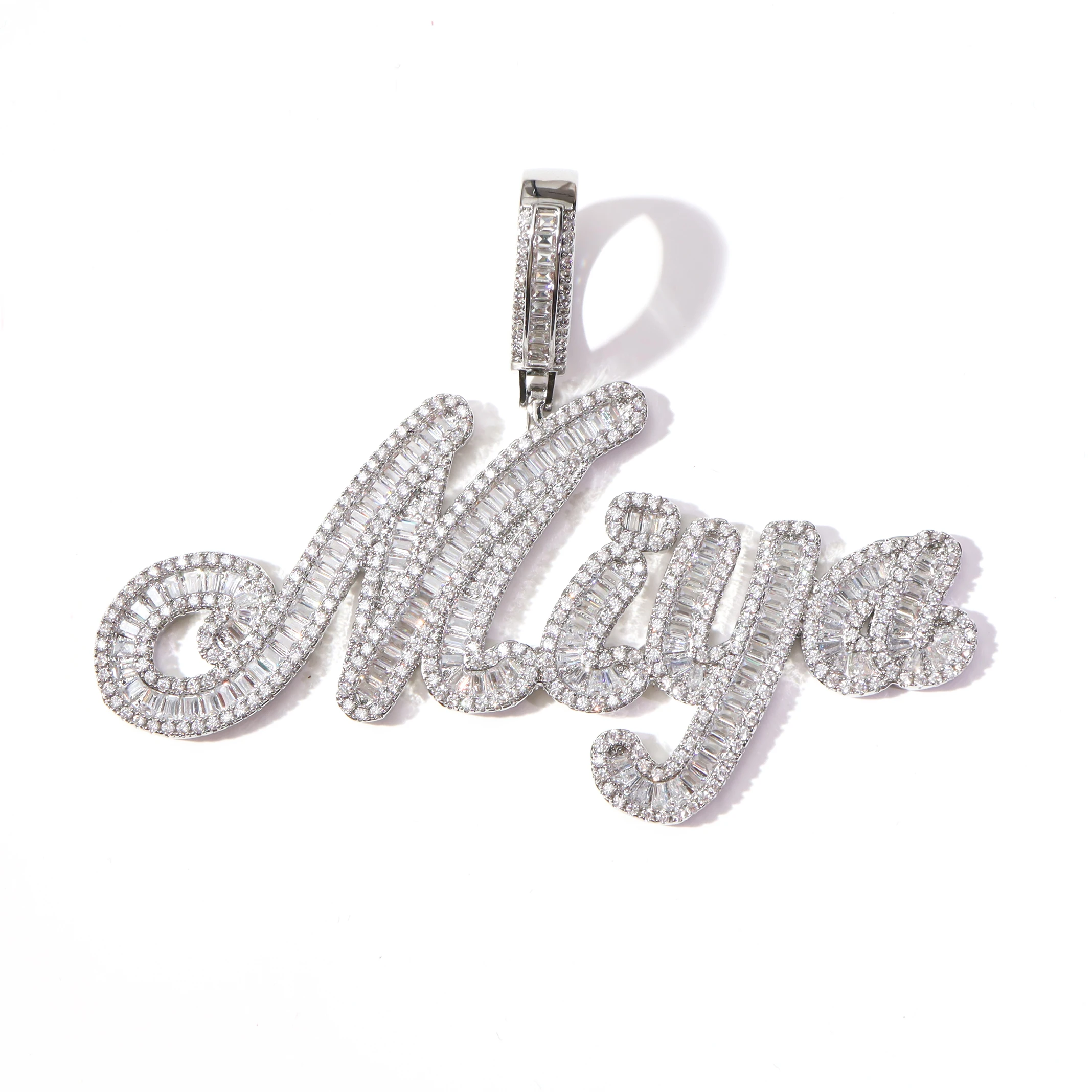 Iced Out Custom Name Necklace - 14K Gold Plated Hip Hop