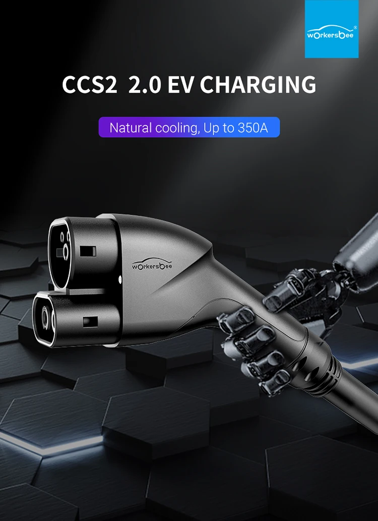 Workersbee DCFC EV Charging Connector - 500A DC Fast Charging