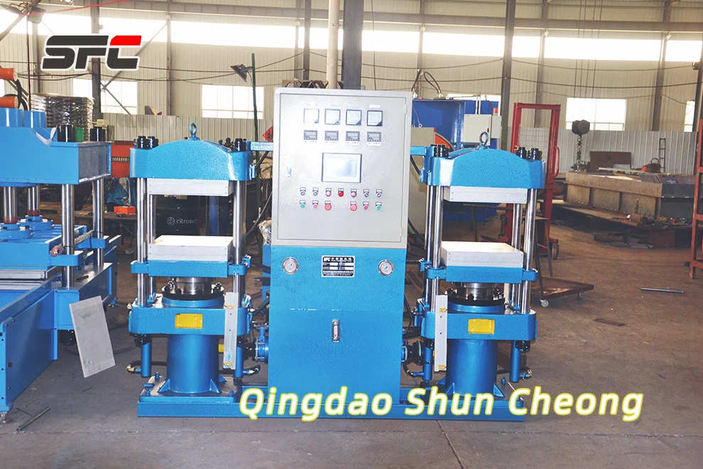 Automatic Vulcanizer Duplex Vulcanizing Press To Produce Rubber ...