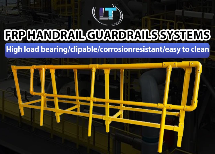 Rusty Proof Pultrusion Grp Fiberglass Guardrail Fencing And Railing ...