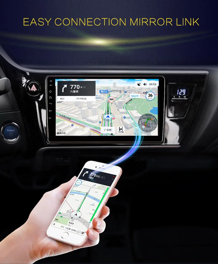 10 Inch Android Stereo Built In Carplay 9 Inch Universal Car Stereo ...