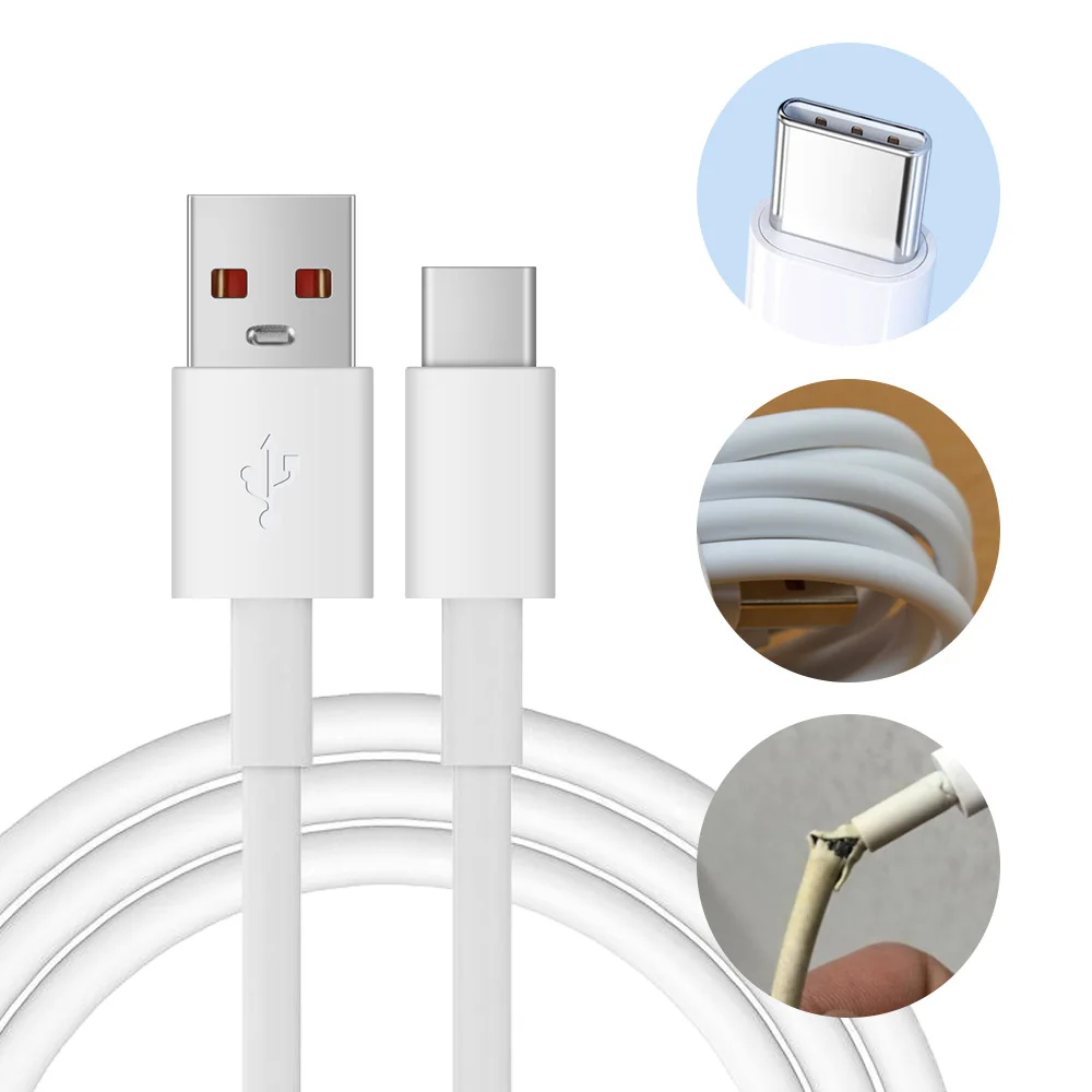 Custom Multiple Data Transfer Usb C Cable 1m 2m Quick Charge Tpe Usb Cable Type C 6a Fast