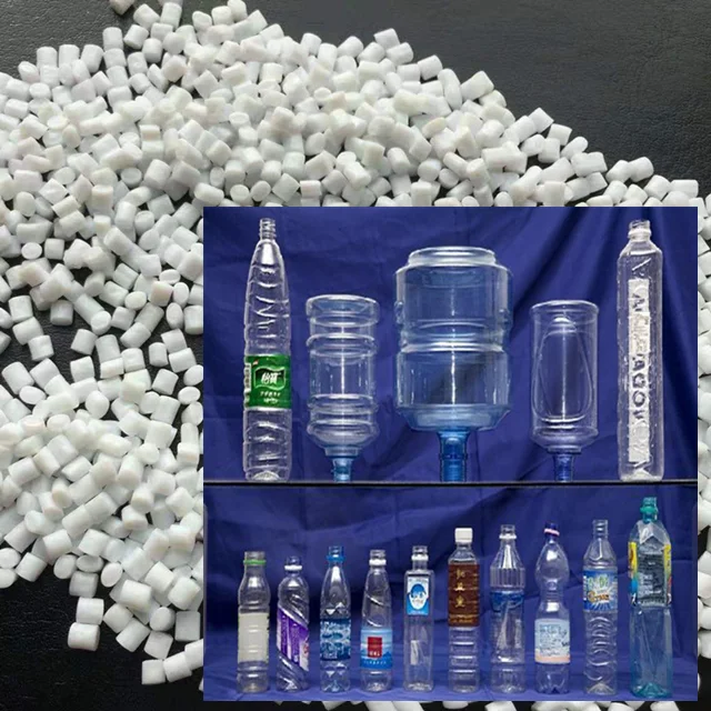 Polyethylene Terephthalate Plastic Granules Raw Material Resin / Fiber ...