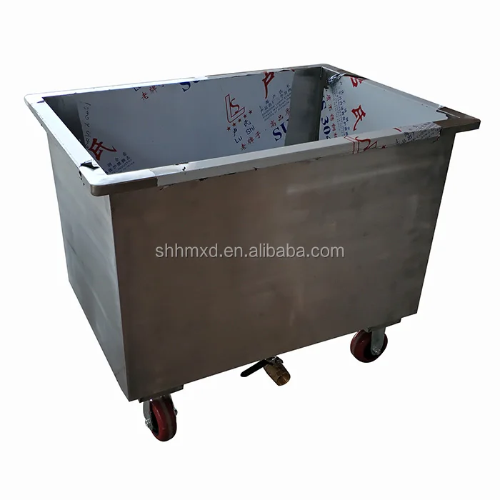 Stainless Steel Soaking Trolley for Hospital Laundry – Durable ...