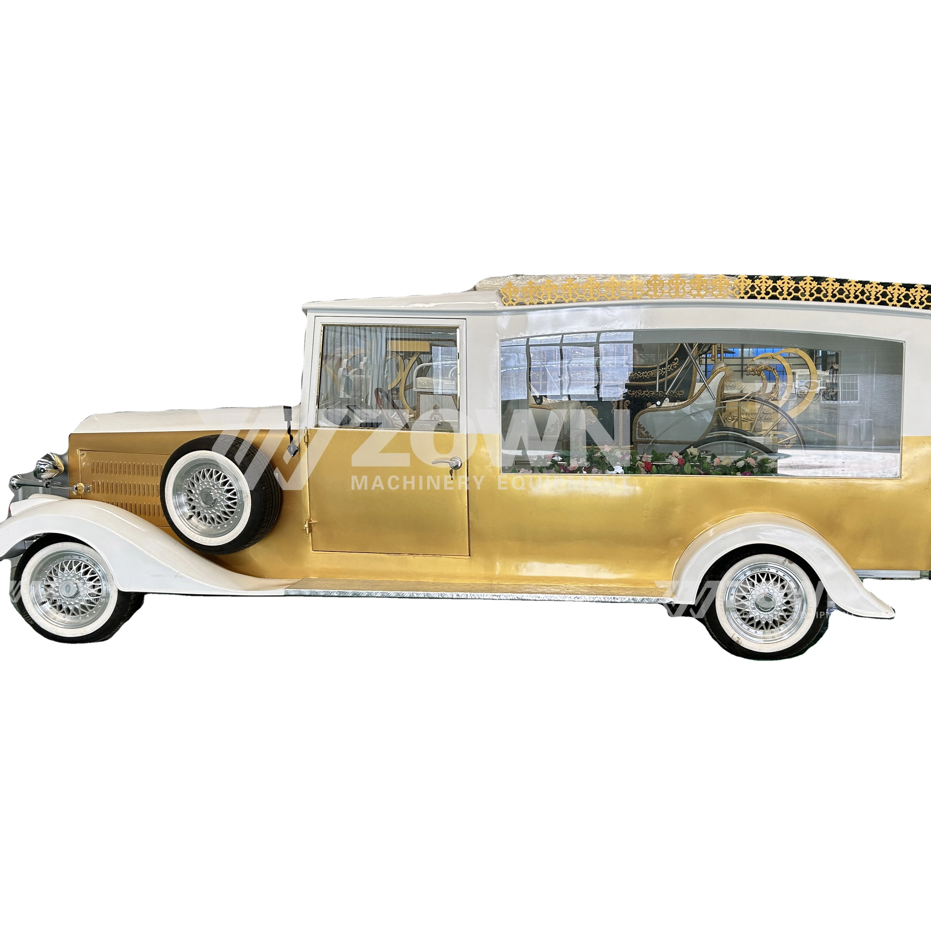 White Luxury Rolls-royce Electric Hearse - Buy Hearse Funeral Car ...