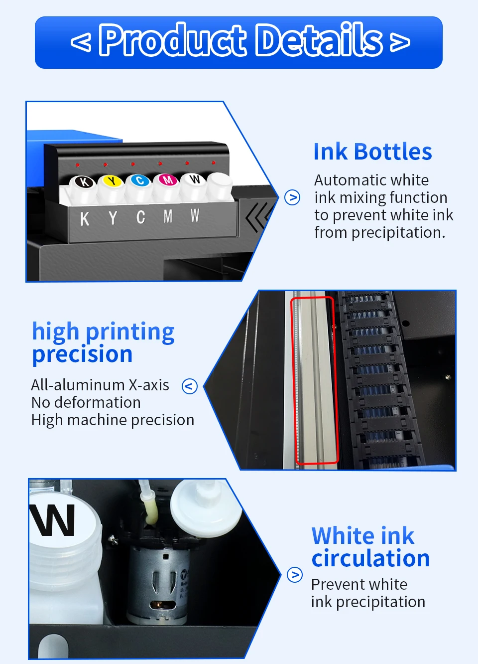 A3 Desktop DTG Printer with Dual XP600 Heads for T-Shirt Printing Machine