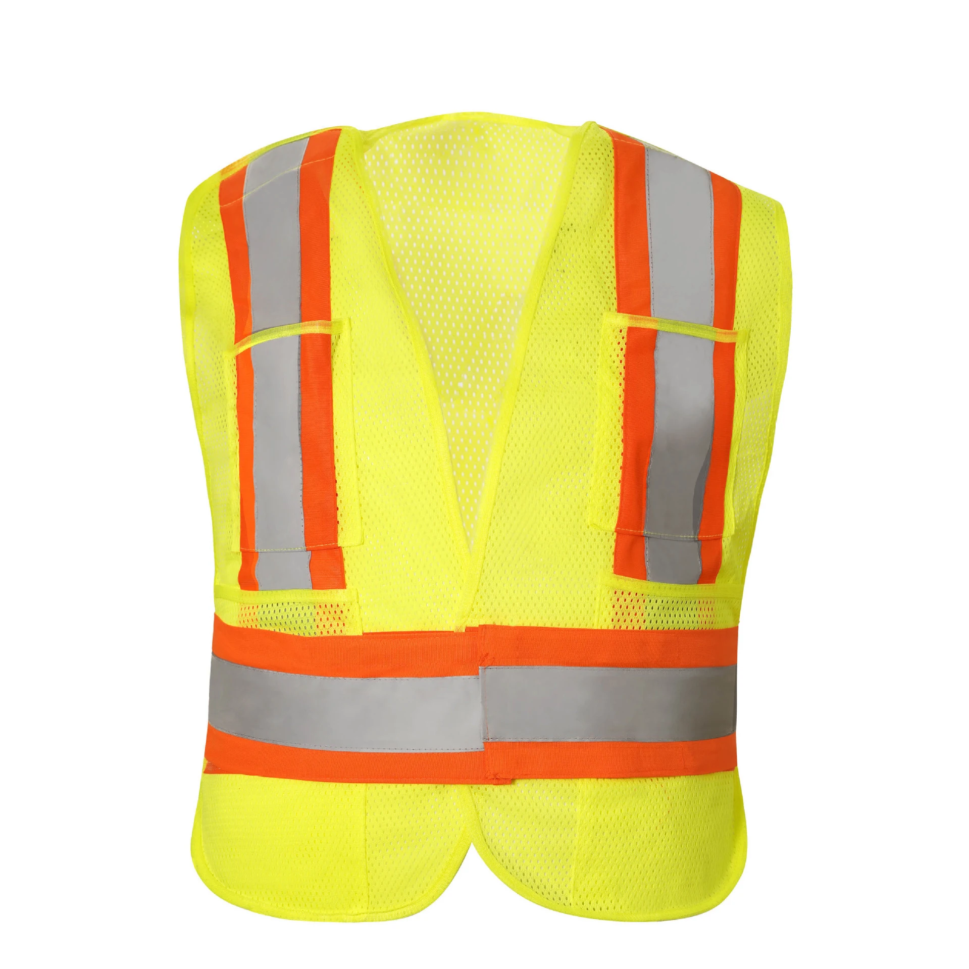 ANSI Class 2 Hi Vis Breakaway Safety Vest Reflective Work Clothing Vest ...