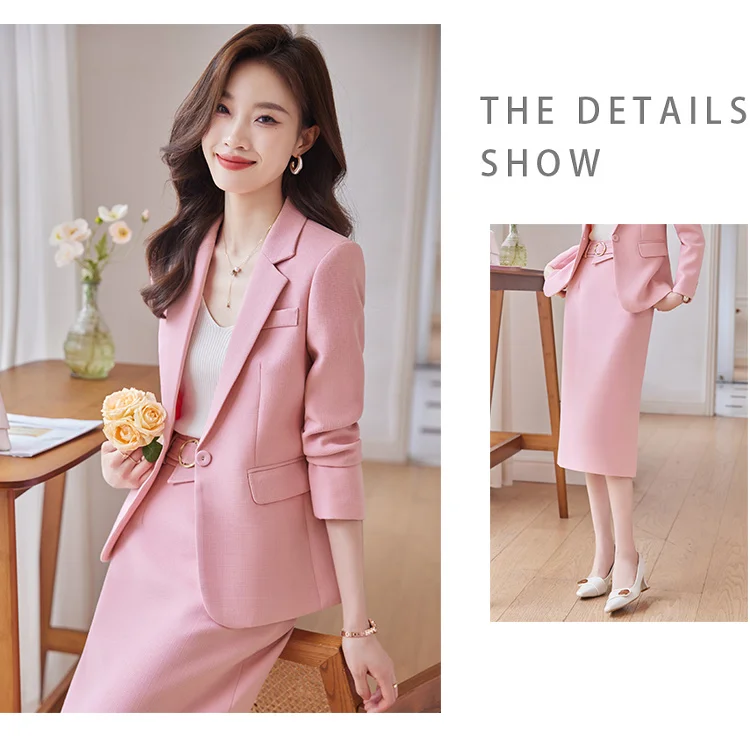 Office Ladies Suit Design Sexy Formal Business Suit Women's Office ...