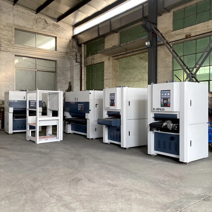 Timber Drum Sander Wood Working Door Belt Veneer Sanding Machine For ...