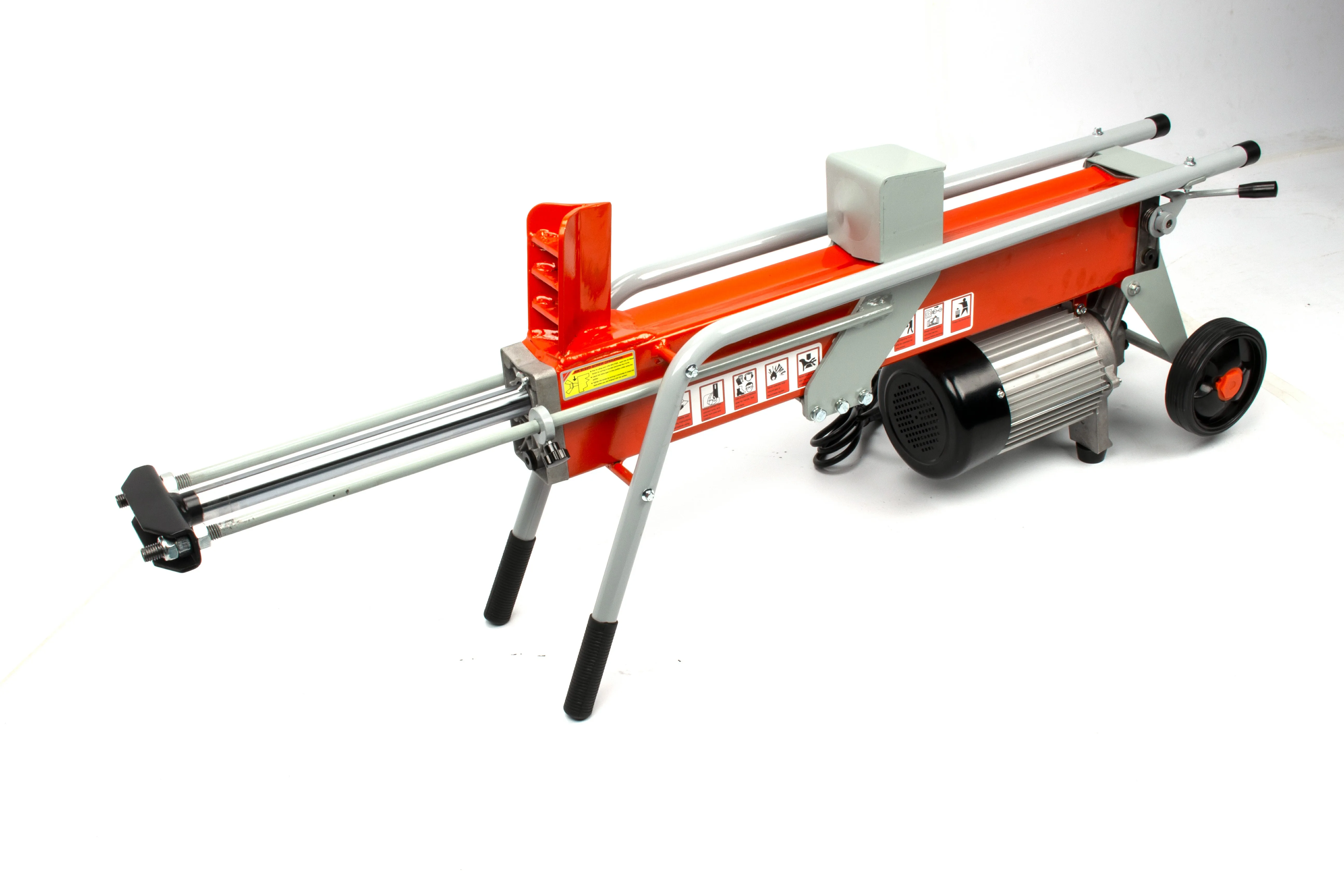 HYSTRONG Small 8T Electric Motor Wood Processor Horizontal Log Splitter ...