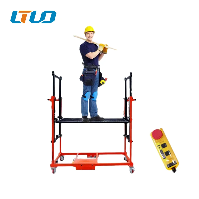 Electric Scaffold Lift Platform for Construction - 500kg Capacity, OEM