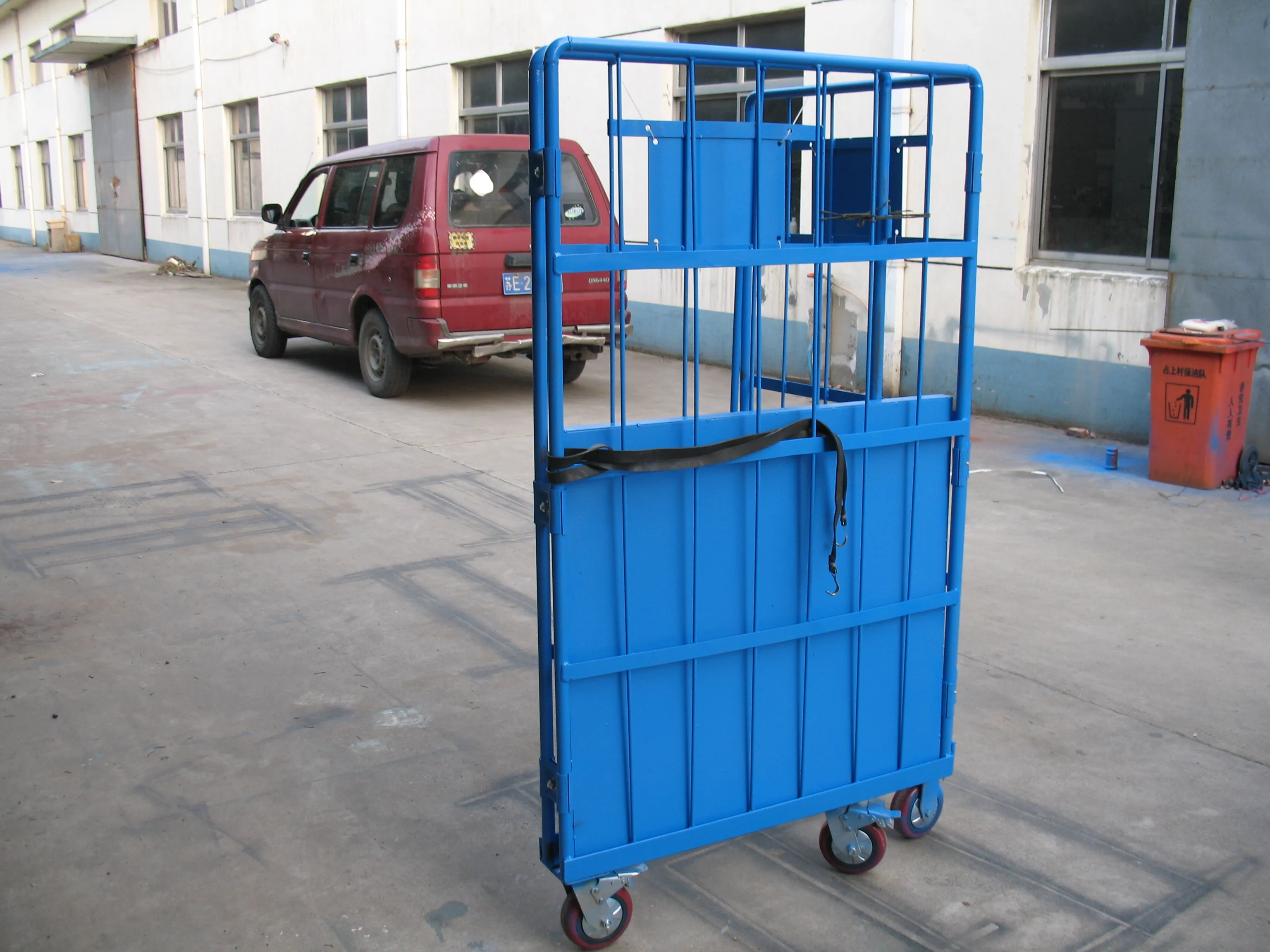 Warehouse Roll Cage Logistics Platform Trolley Sample Available ...