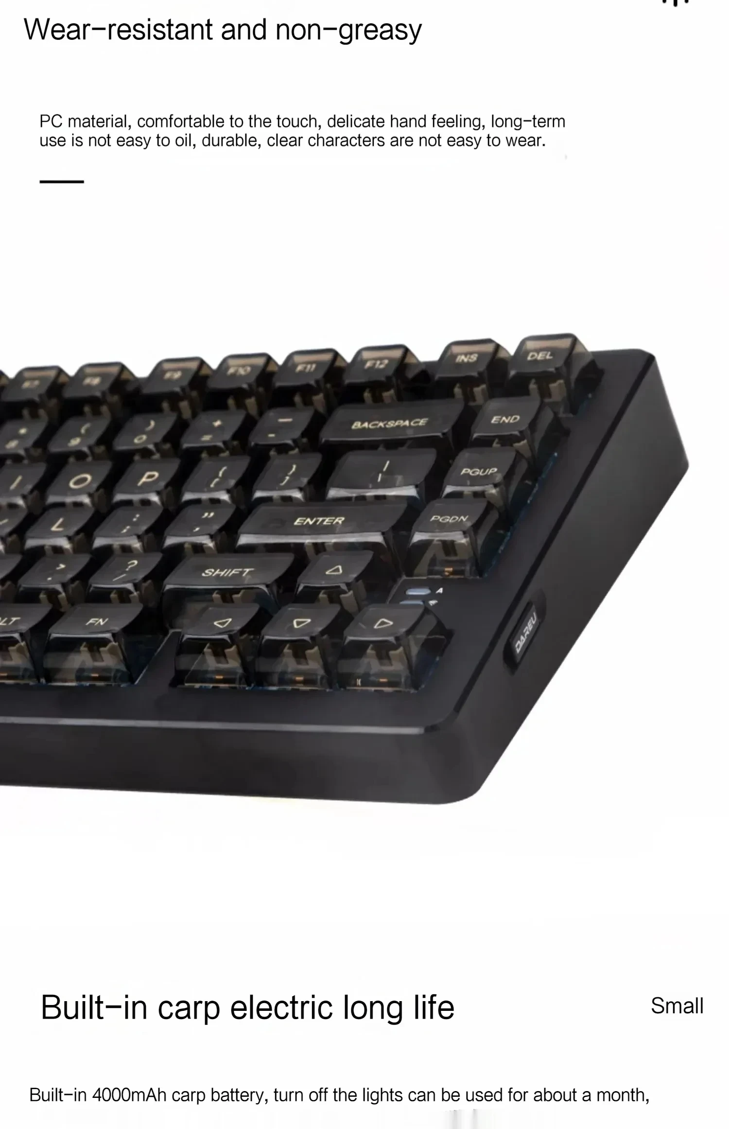 Dareu A81 Gaming Keyboard - 3-Mode 75% Wireless Mechanical