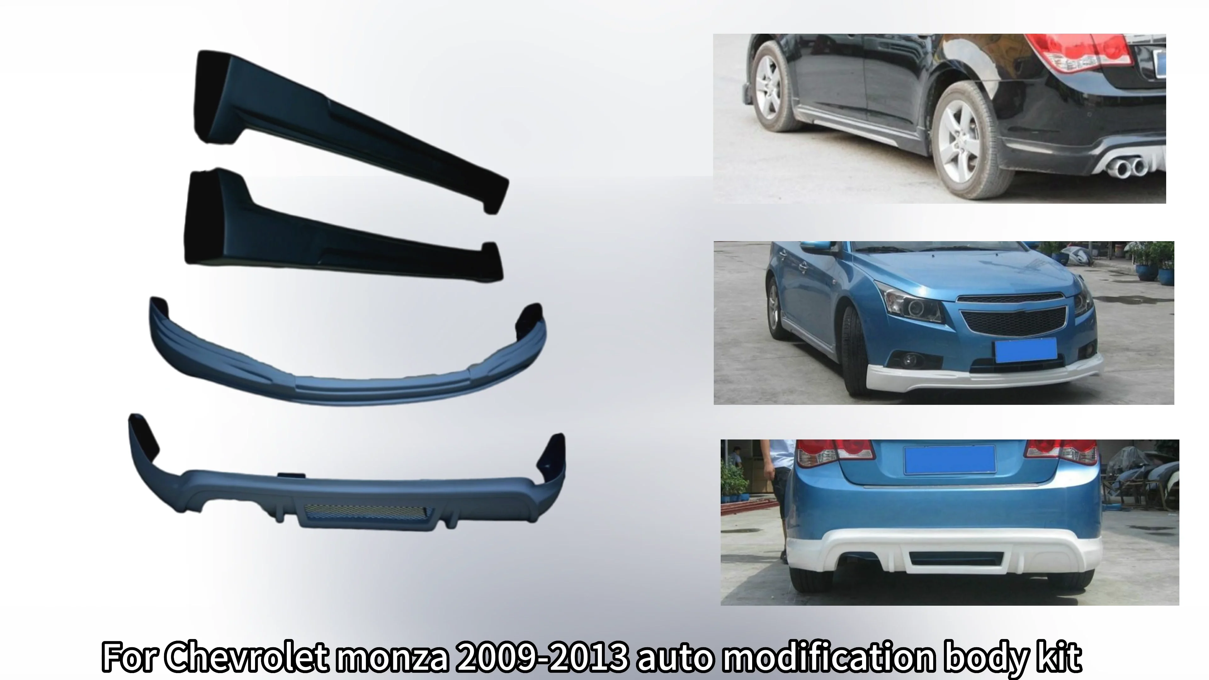 Wide Body Kit For Chevrolet Cruze 2009-2013 Type D,The Pp Auto Body ...