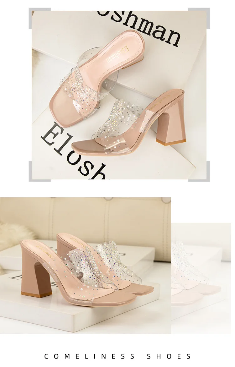 European And American Style Sexy Rhinestone High Heel Shoes For Women ...