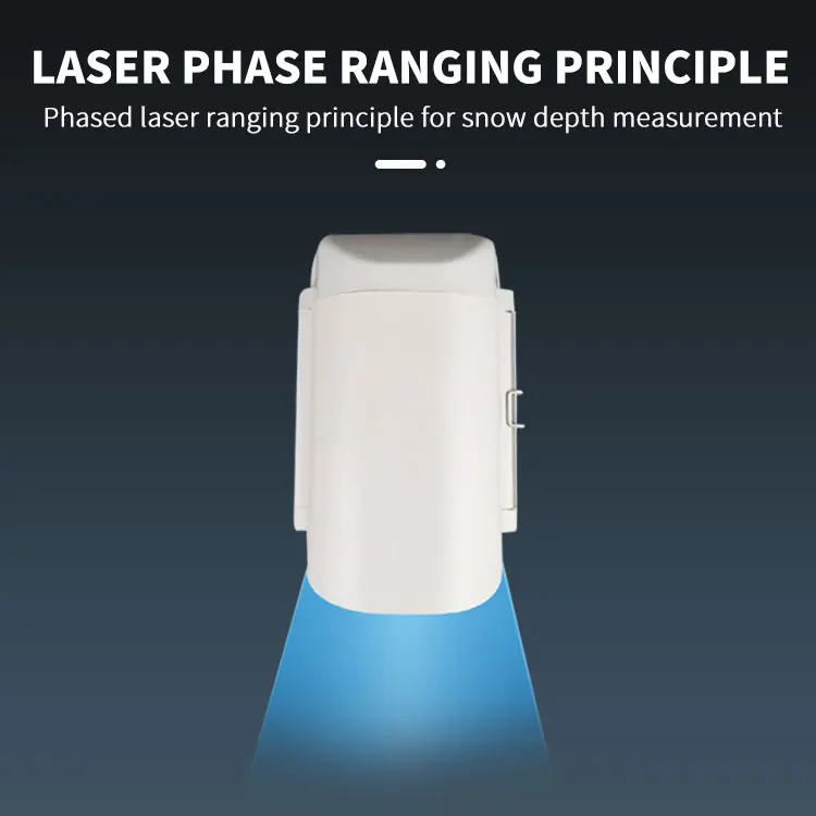 Rs485 Modbus Snow Depth Sensor Automatic Heating Laser Snow Depth Sensor For Meteorological ...