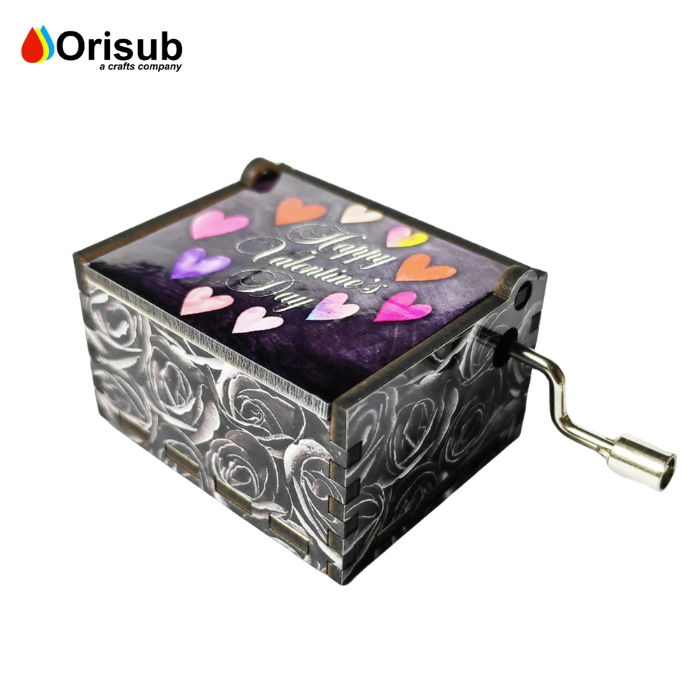 Personalize White Plain MDF Music Boxes Blanks Sublimation You Are My ...