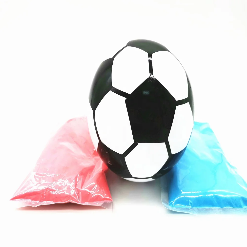 Gender Reveal Football Soccer Ball With Powder For Baby Shower Pink And ...