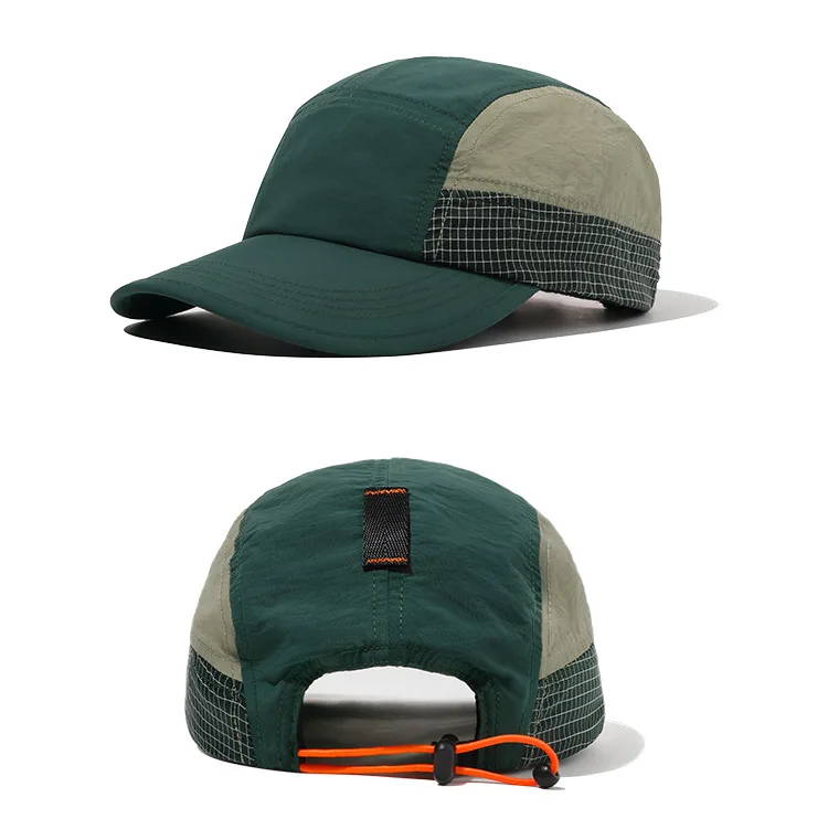 Wholesale Custom Waterproof 5 Panel Running Cap - Nylon