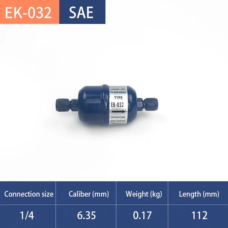Sae Ek-series Refrigeration Spare Parts Drying Refrigerant Filtration ...
