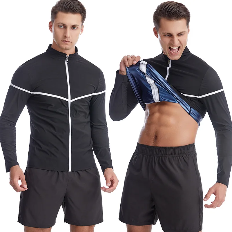 Sauna Sweating Clothes Jacket Men Boxing Sweat Suits Exercise Workout ...