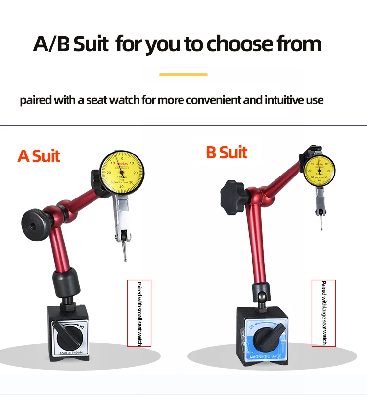 Dial Indicator Magnetic Base Cnc Machining Part Adjustable Universal ...