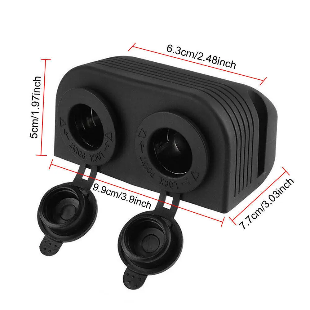 12V Socket Power Plug 12 Volt Car Accessories Cigarette Lighter Socket ...