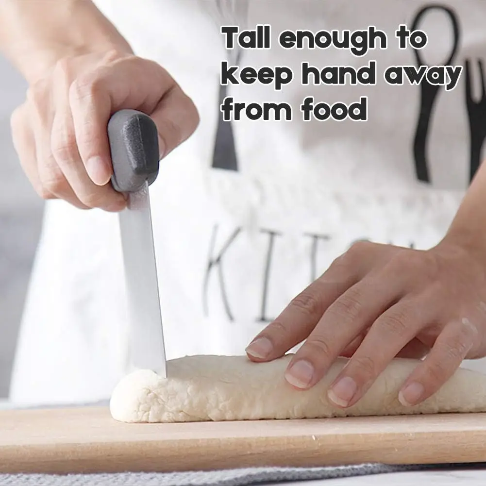 Stainless Steel Flour Scraper Spatula Pastry Pizza Cutter Cheese Slicer ...