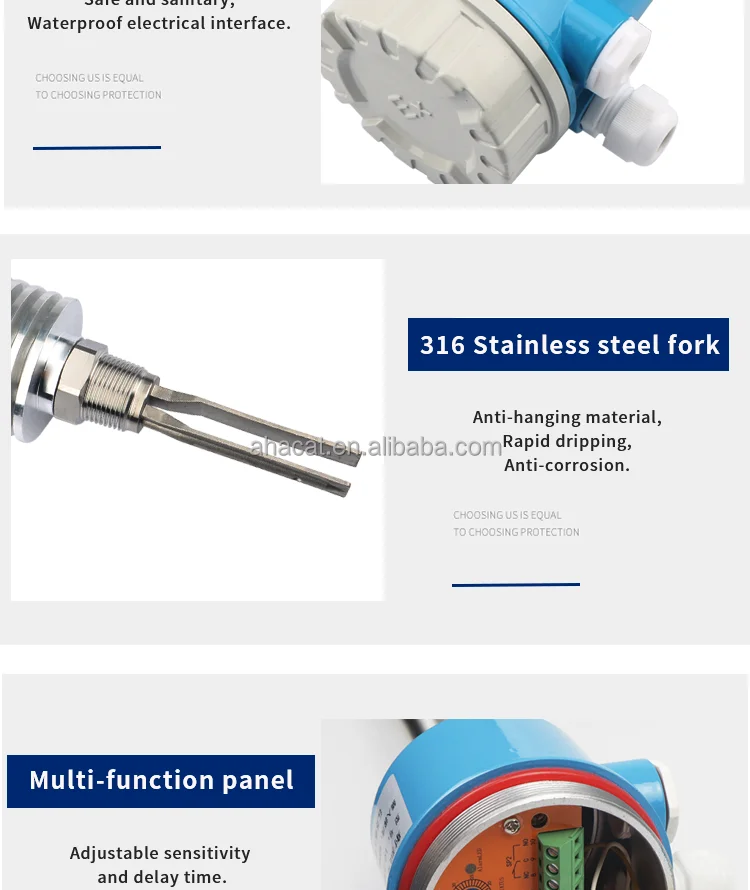 Explosion Proof Vibrating Tuning Fork Level Switch Pnp Relay Ss316l Anti-corrosion Water Liquid ...